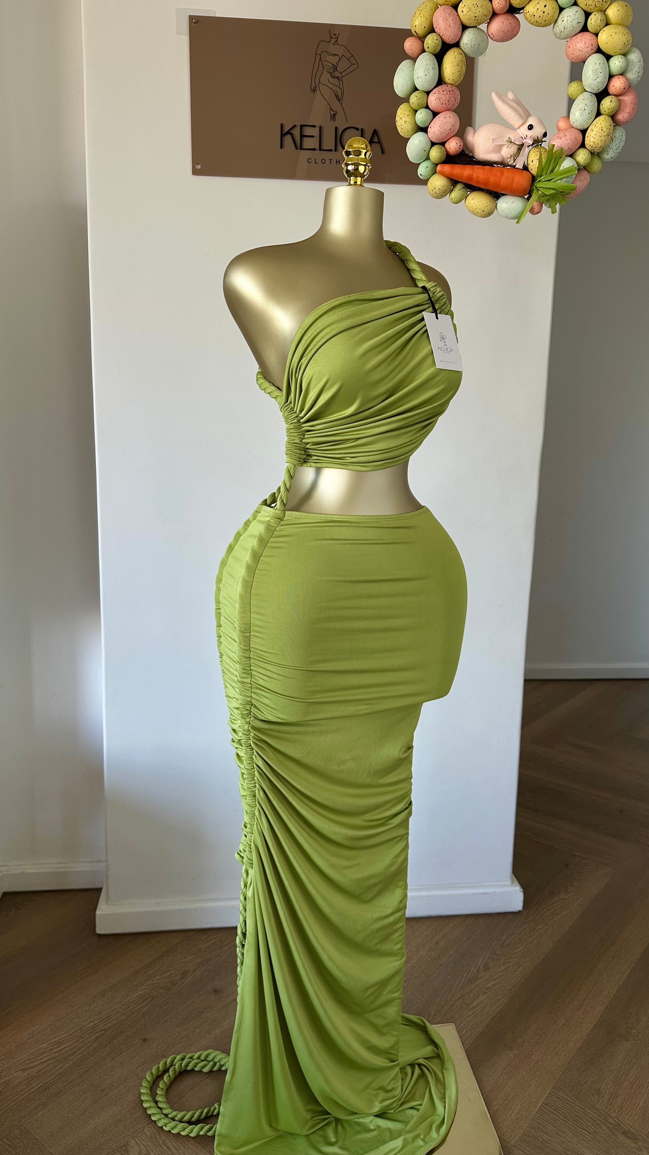 Asymmetrical Rope Detail Maxi Dress (Melani The Label Dupe) – Kelicia
